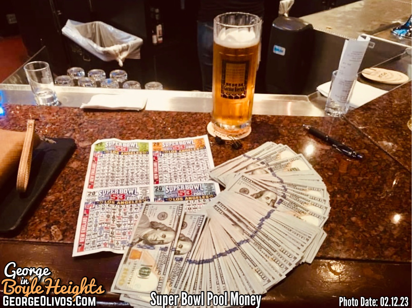 02/13/23 – Super Bowl at GBs with Ismael Lima – GeorgeOlivos.com