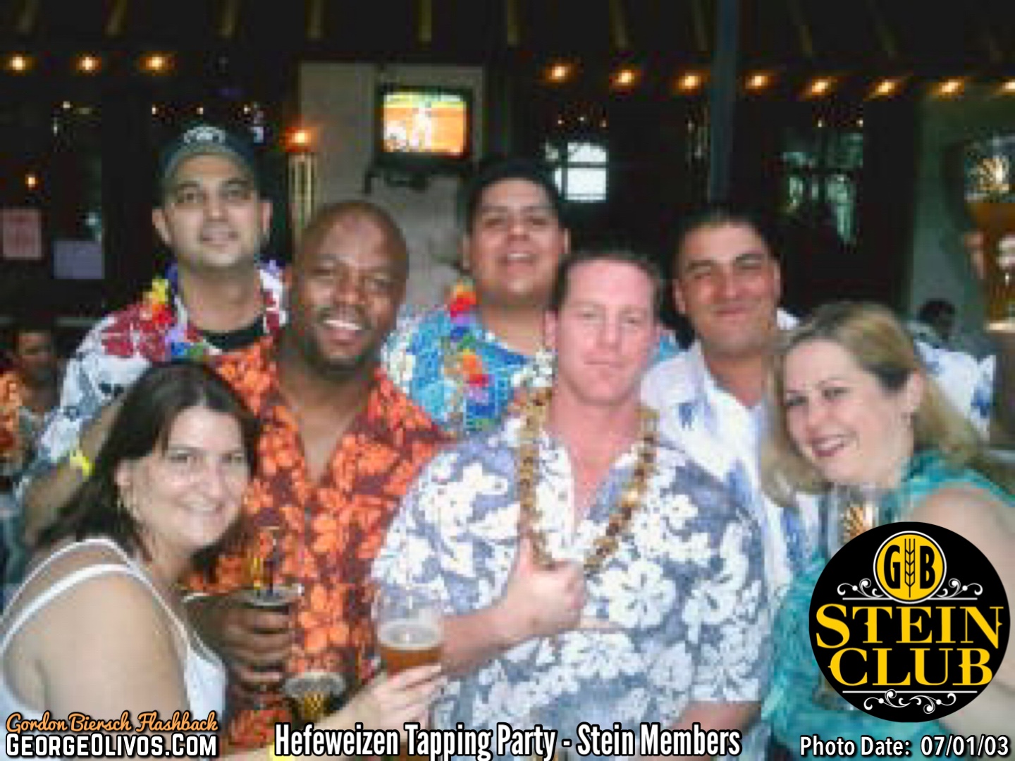 Flashback 07/01/03 – GB Hefeweizen Tapping Party – GeorgeOlivos.Com